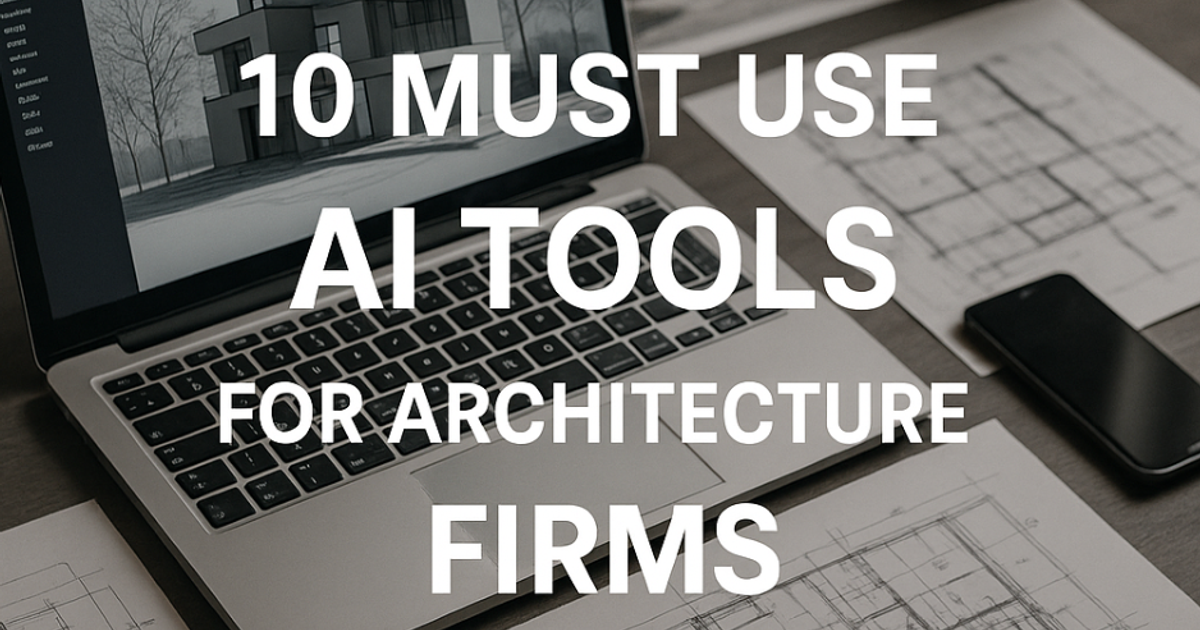10 Must Use AI Tools for Architecture Firms in 2025