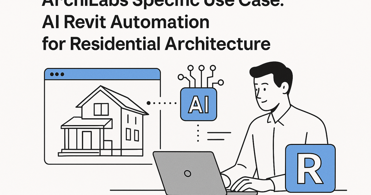 AI Revit Automation for Residential Architecture | ArchiLabs