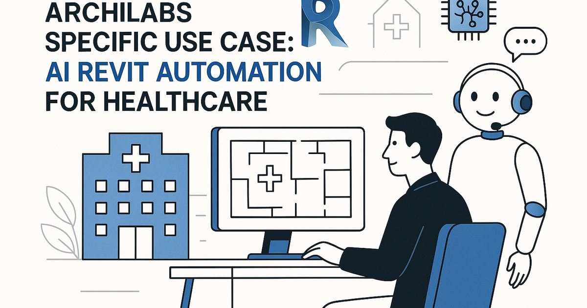 ArchiLabs AI Revit Automation for Healthcare Projects
