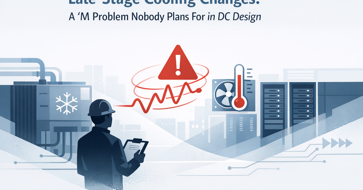 Late-stage cooling changes: the M problem in DC design
