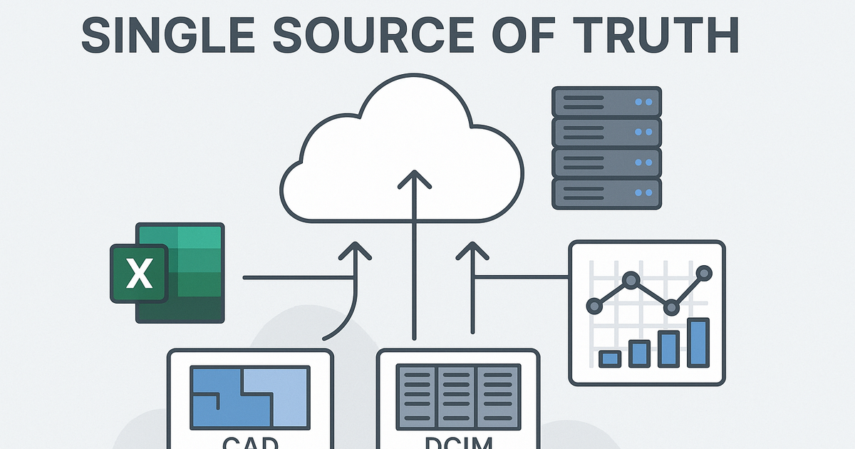 Single Source of Truth for Data Center Design Tools