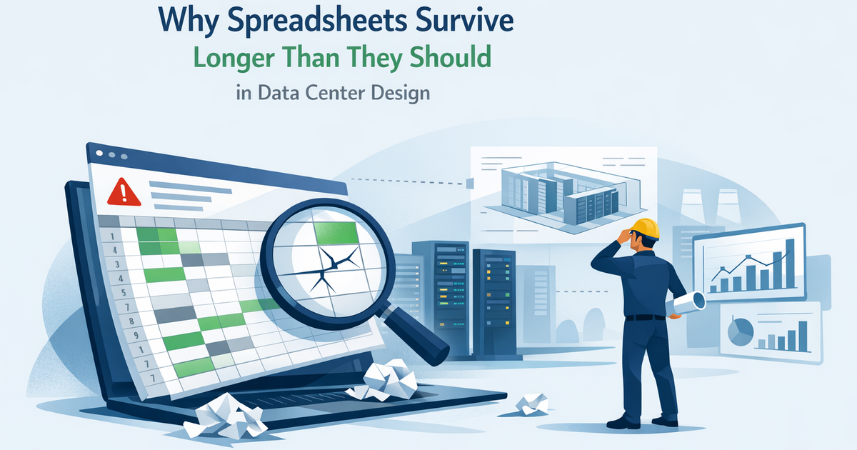 Why spreadsheets outlast their role in data center design